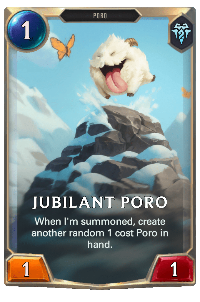 Anivia and Lonely/Jubilant Poro bug : r/LegendsOfRuneterra