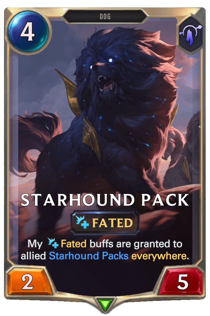 Deck Guide: Building a Deck around Starhound Pack : r/LegendsOfRuneterra