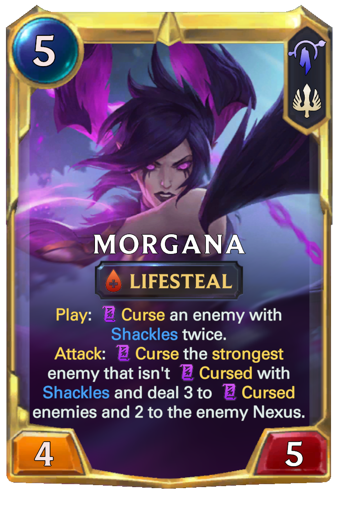 How does leveled Morgana work. : r/LegendsOfRuneterra